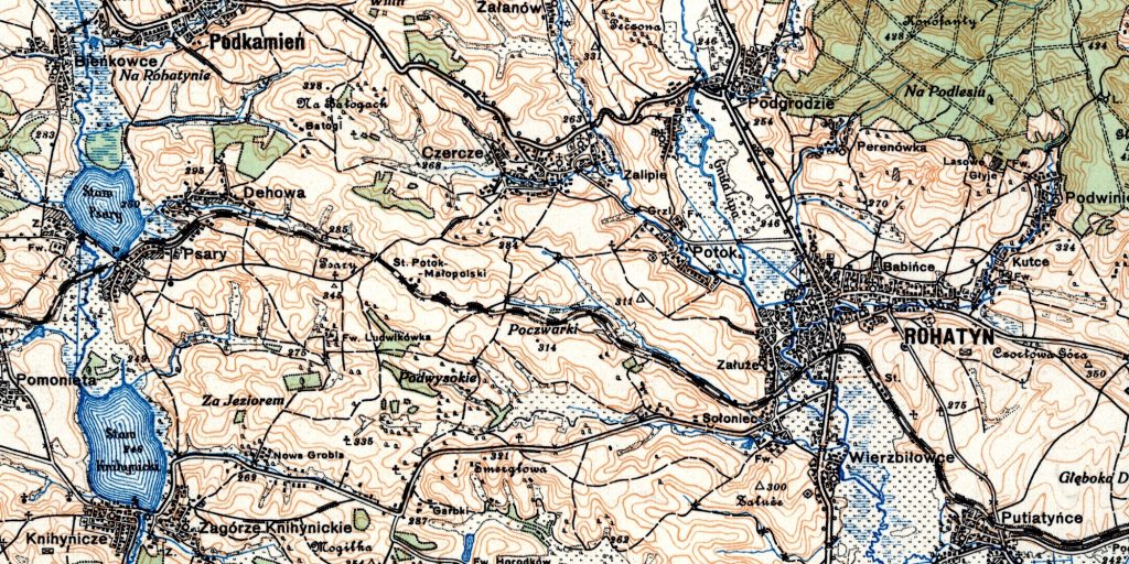 Mapping Rohatyn: 1926 Regional Map – Rohatyn Jewish Heritage