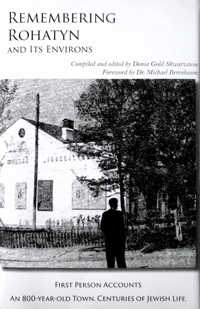 Donia Gold Shwarzstein’s “Remembering Rohatyn and Its Environs ...